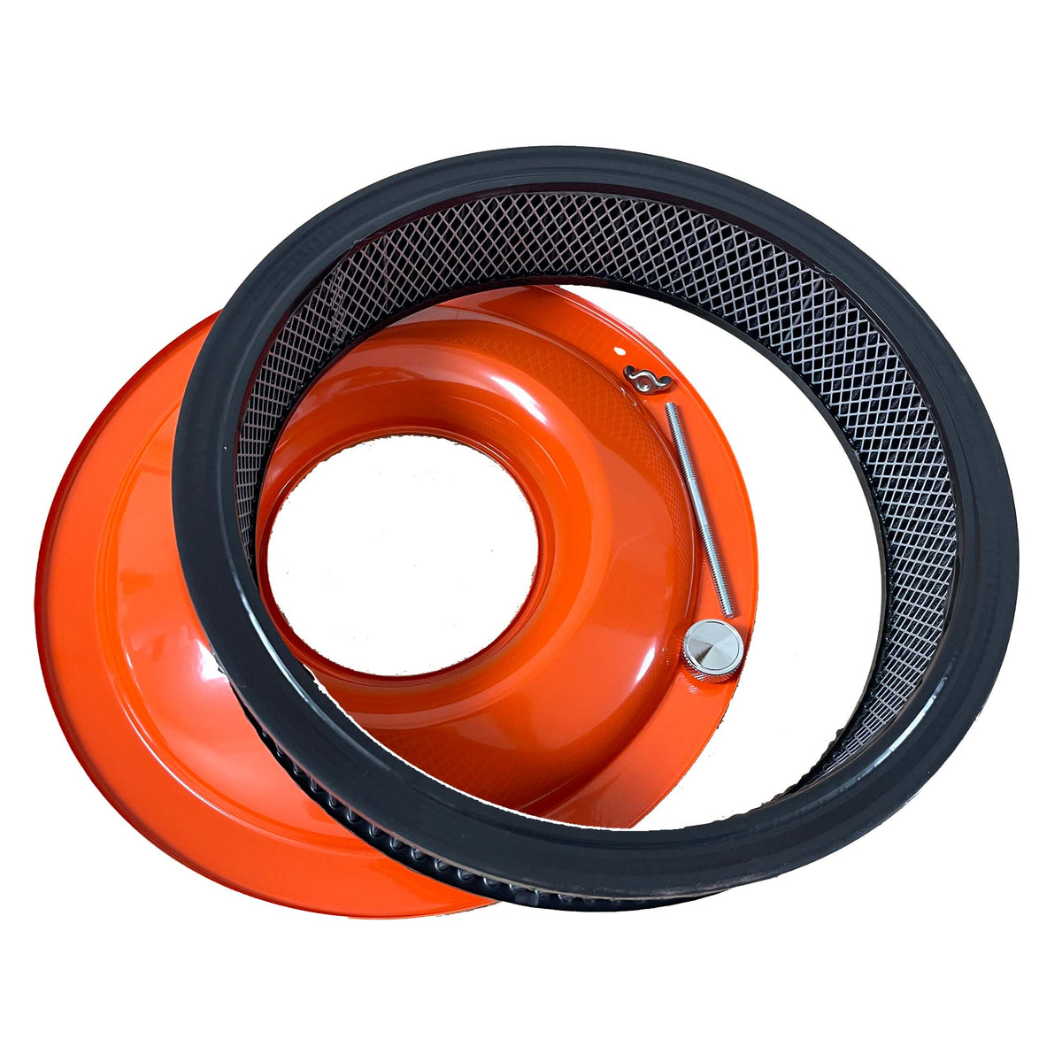 Mopar/Chevy 383 Round 13" Air Cleaner Kit - Orange – Ansen USA