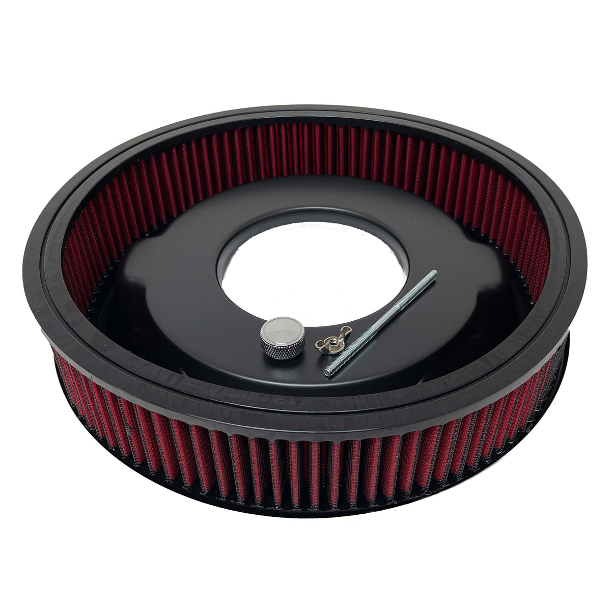 Mopar/Chevy 383 Round 14" Air Cleaner Kit - Black – Ansen USA