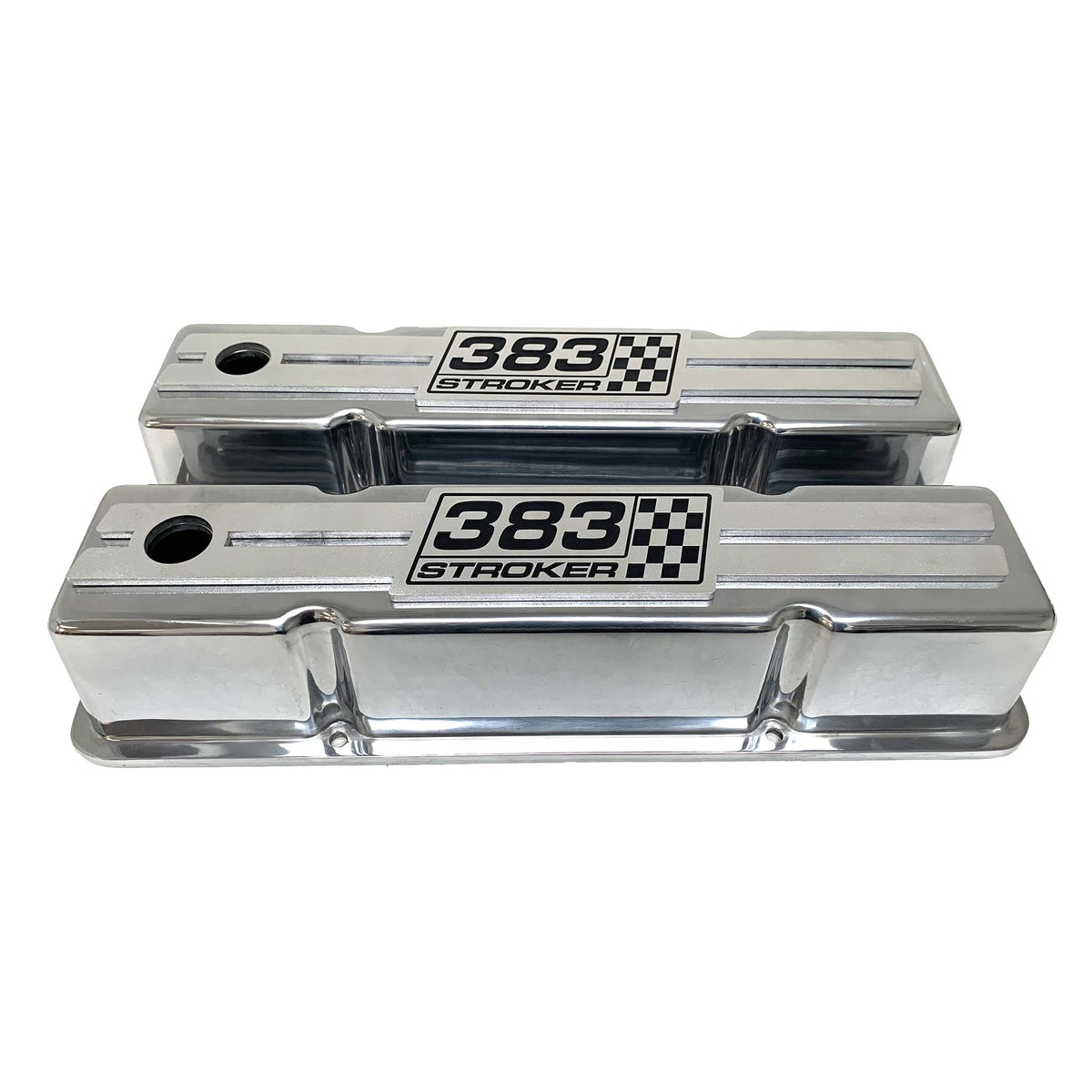 383 STROKER Raised Billet Top Valve Covers - Polished – Ansen USA