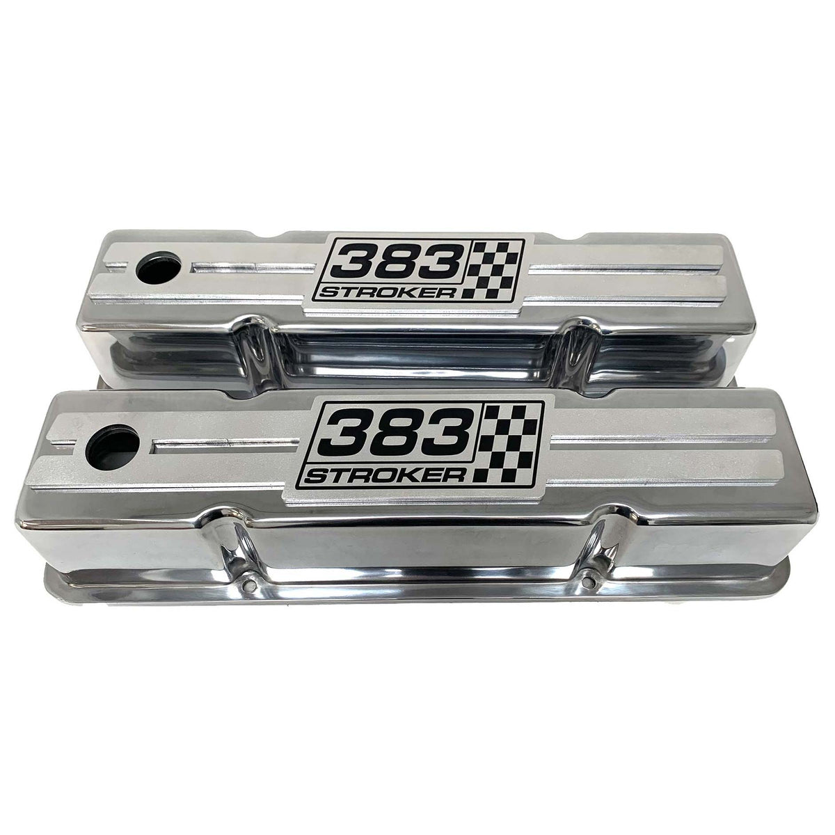383 STROKER Raised Billet Top Valve Covers - Polished – Ansen USA