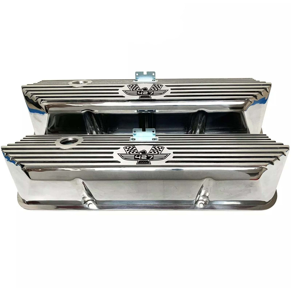 Ford FE Tall 427 American Eagle Valve Covers - Polished – Ansen USA