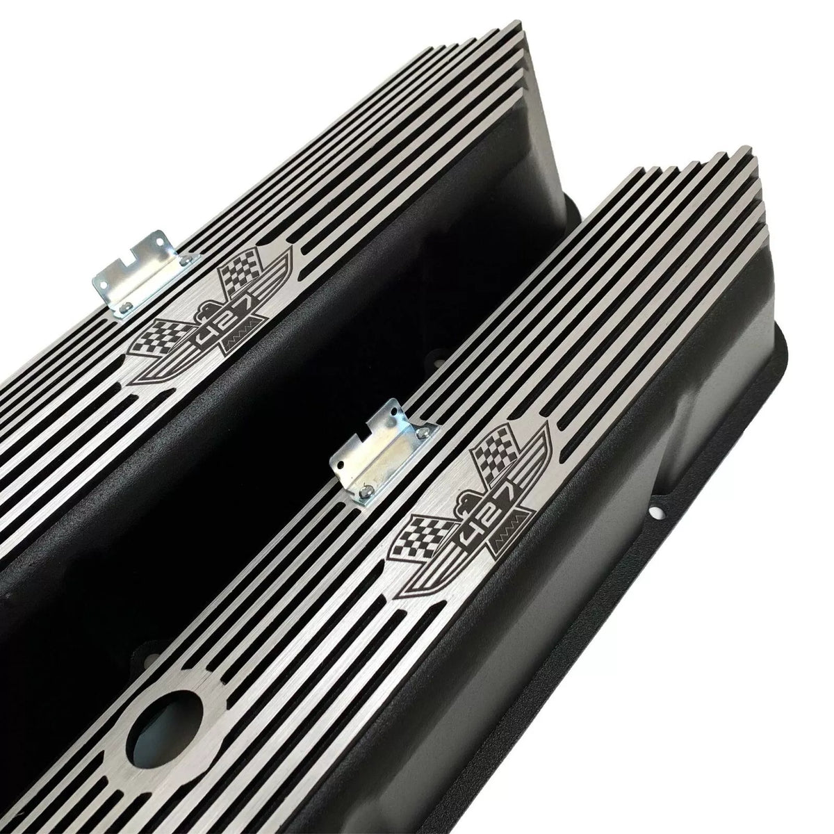 Ford FE Tall 427 American Eagle Valve Covers - Black – Ansen USA