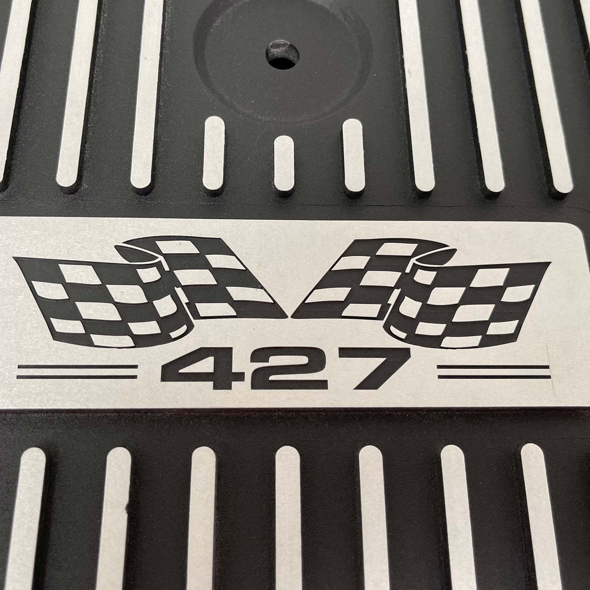 Big Block Chevy 427 Flag Logo 14" Air Cleaner Kit - Black – Ansen USA