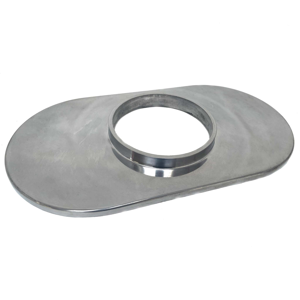15" Oval Finned Air Cleaner Kit - Custom - Polished – Ansen USA