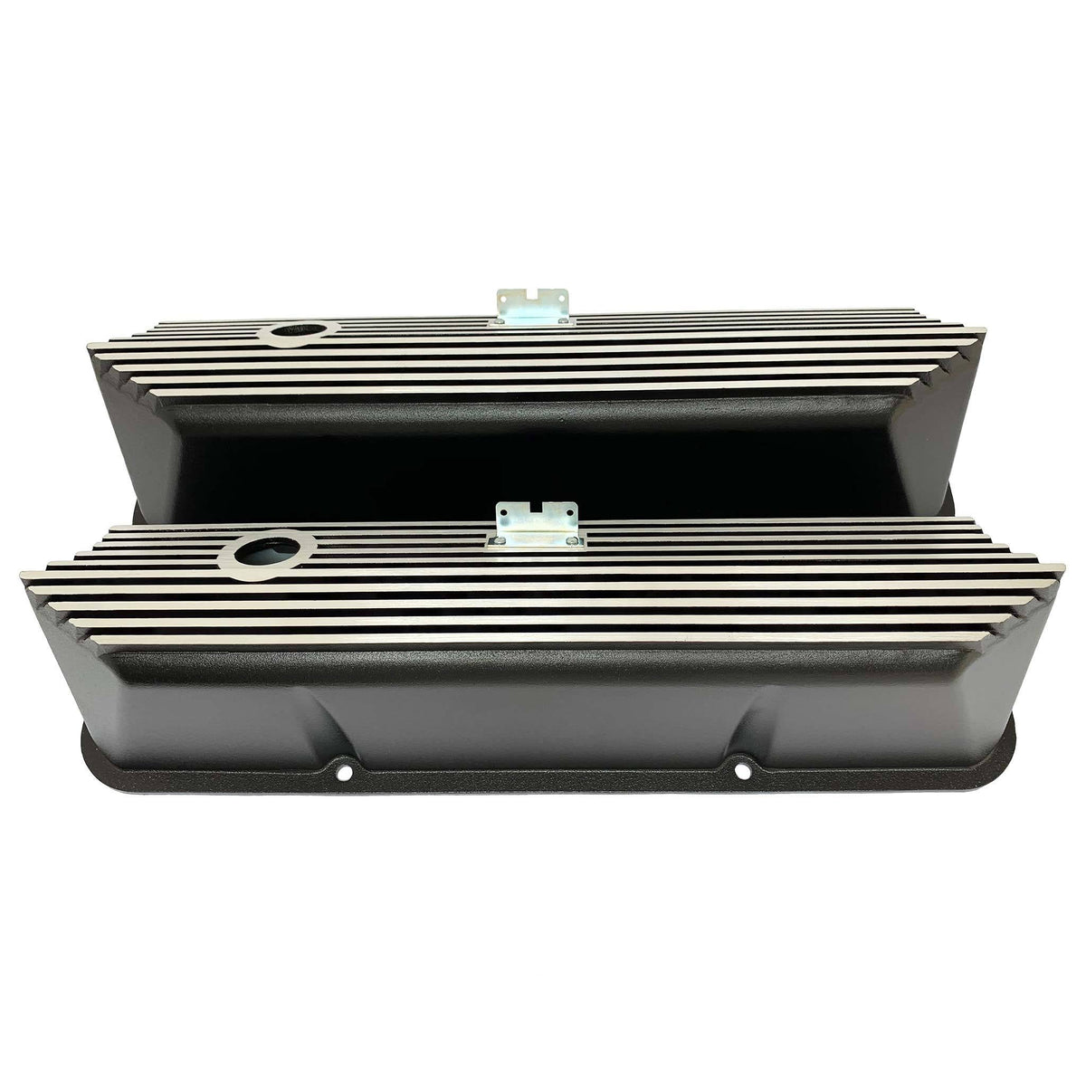 Ford FE Tall Valve Covers - All-Finned - Black – Ansen USA