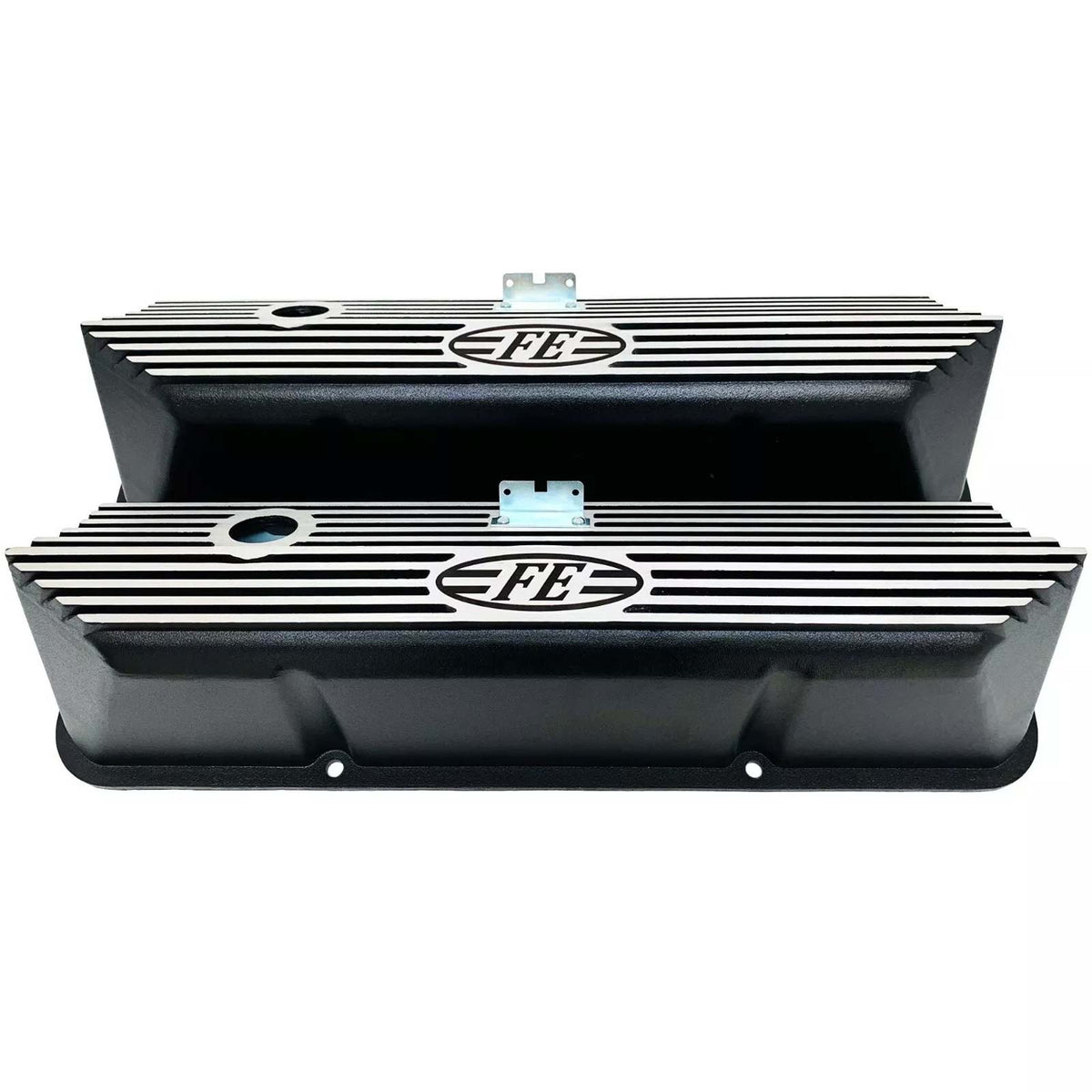 Ford FE Tall FE Logo Valve Covers - Black – Ansen USA