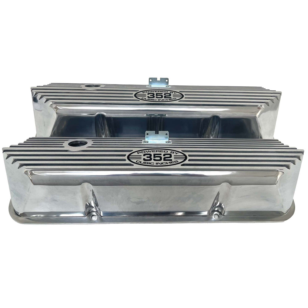 Ford FE Tall Powered By 352 Valve Covers - Polished – Ansen USA