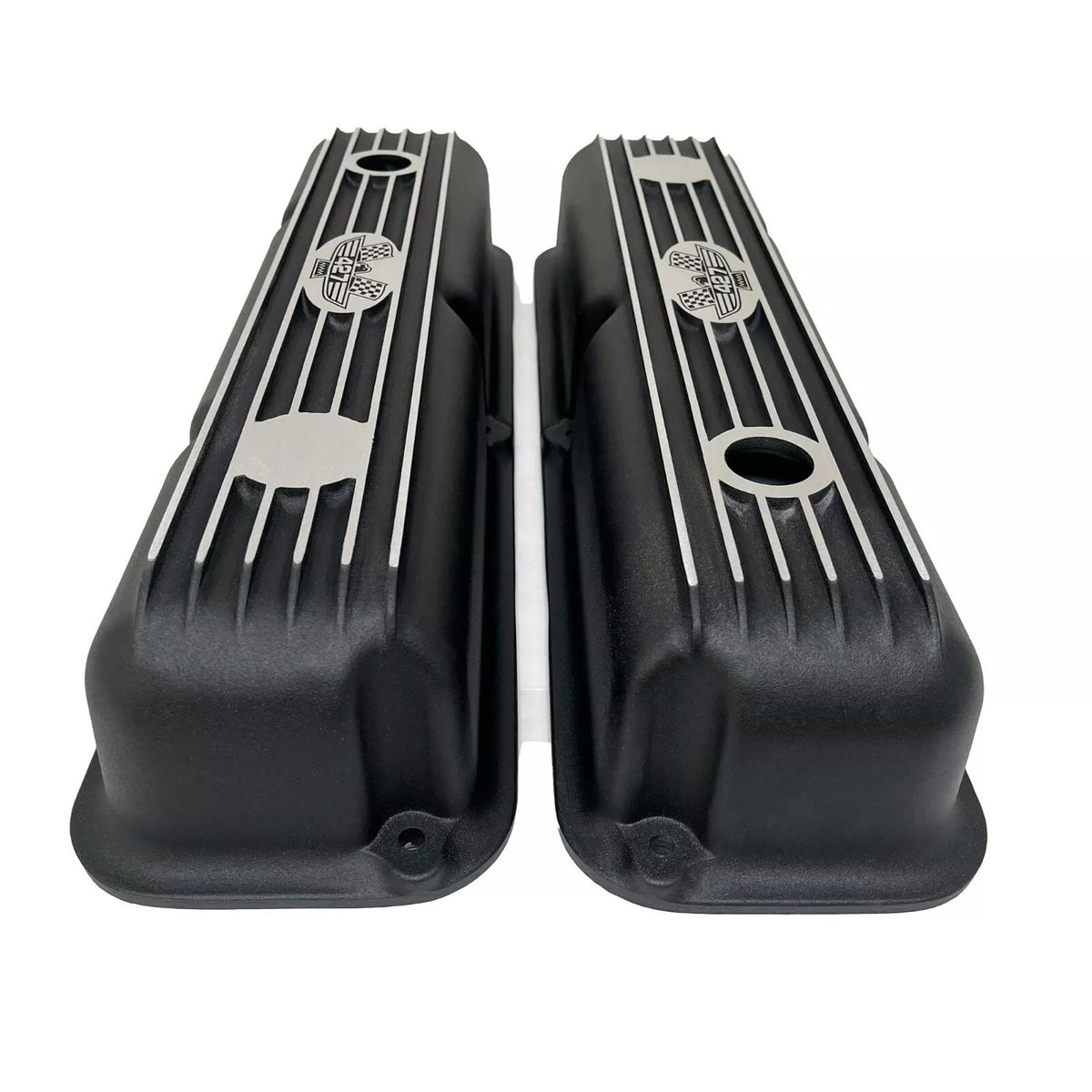 Ford FE 427 American Eagle Short Valve Covers - Black – Ansen USA