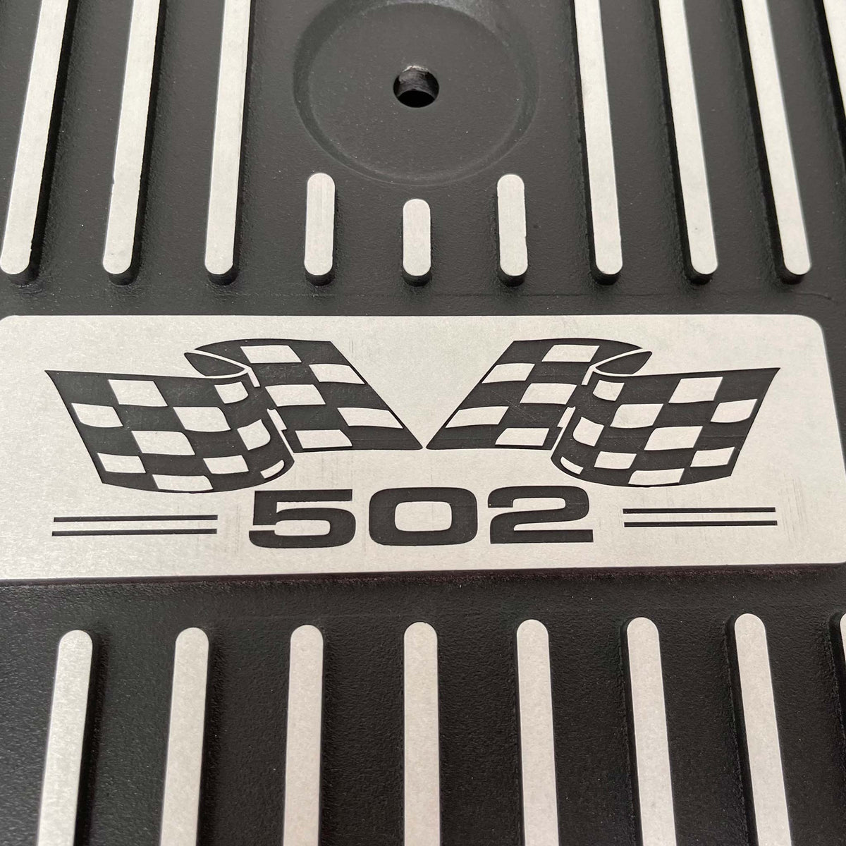 Big Block Chevy 502 Flag Logo 13" Air Cleaner Kit - Black – Ansen USA