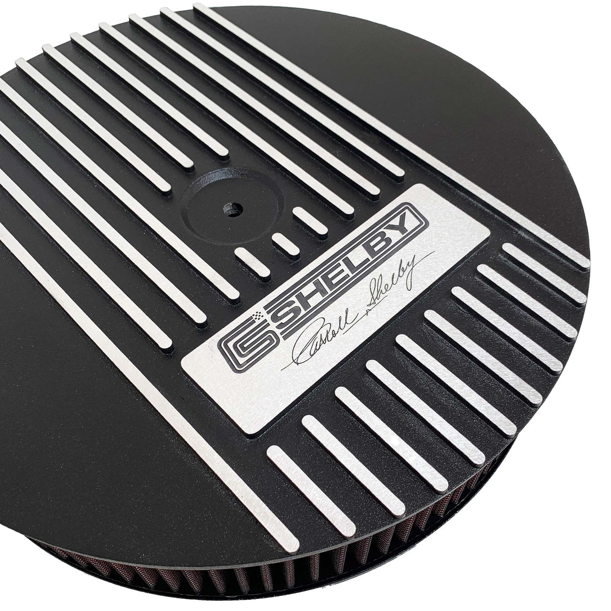Ford Carroll Shelby Signature 13" Round Air Cleaner Kit - Black – Ansen USA