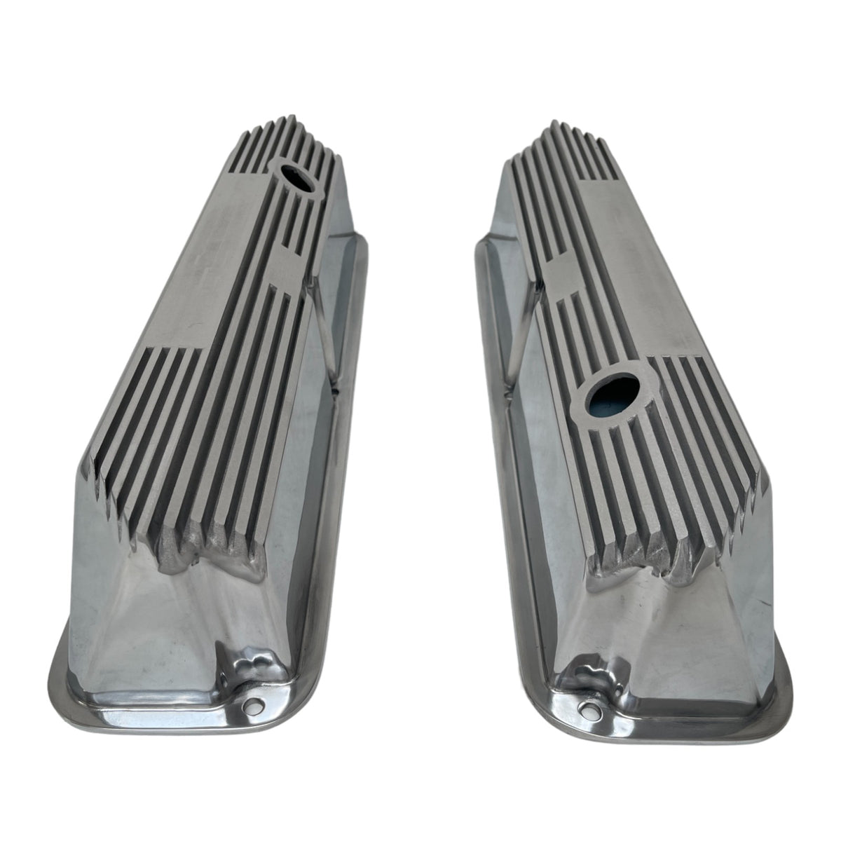 Ford FE Tall - Valve Covers - Long Plate - Polished – Ansen USA
