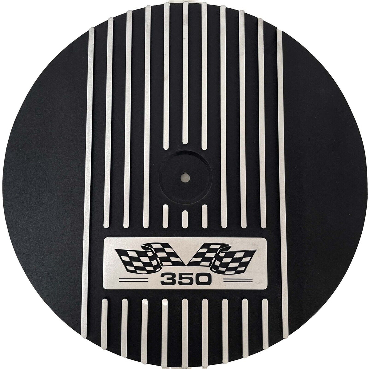 Small Block Chevy 350 Flag Logo 13" Air Cleaner Kit - Black – Ansen USA